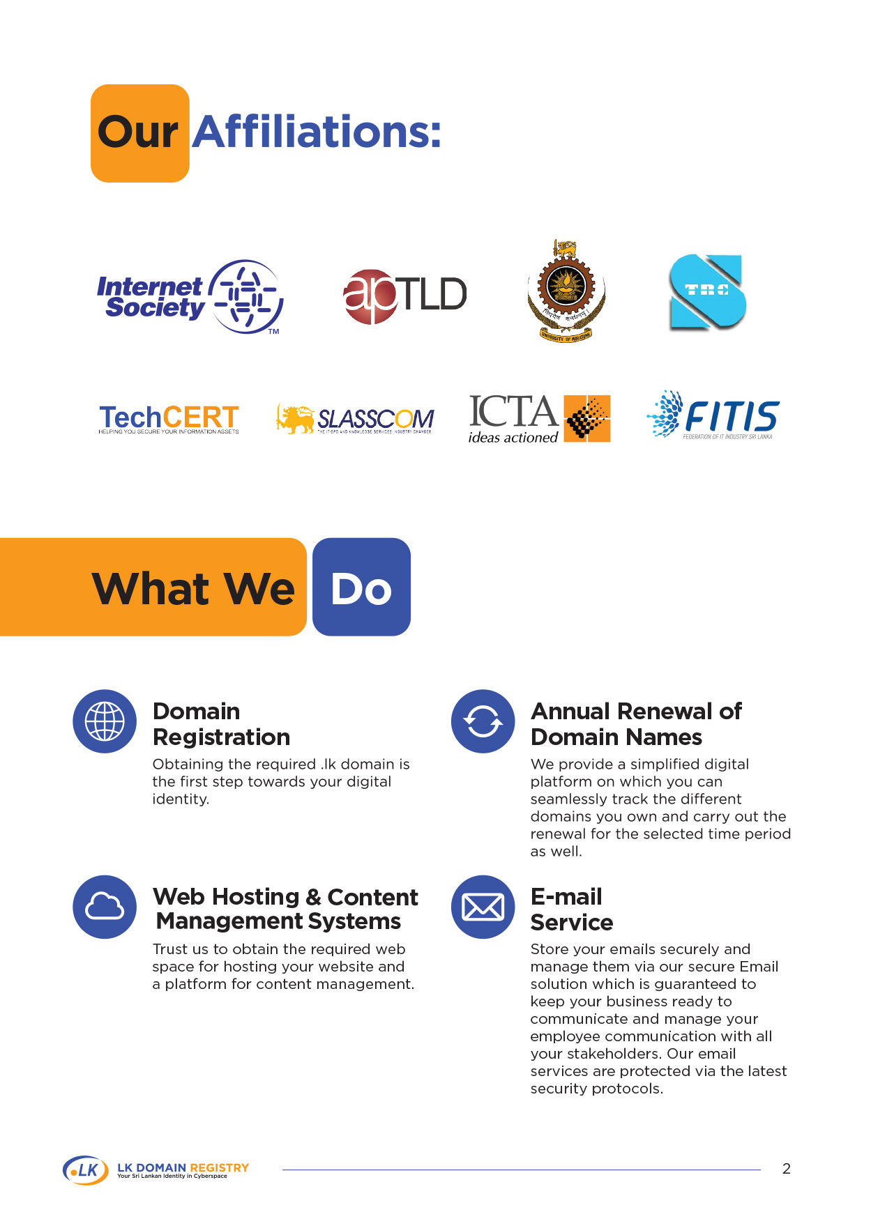 LK Domain Registry | Corporate Profile